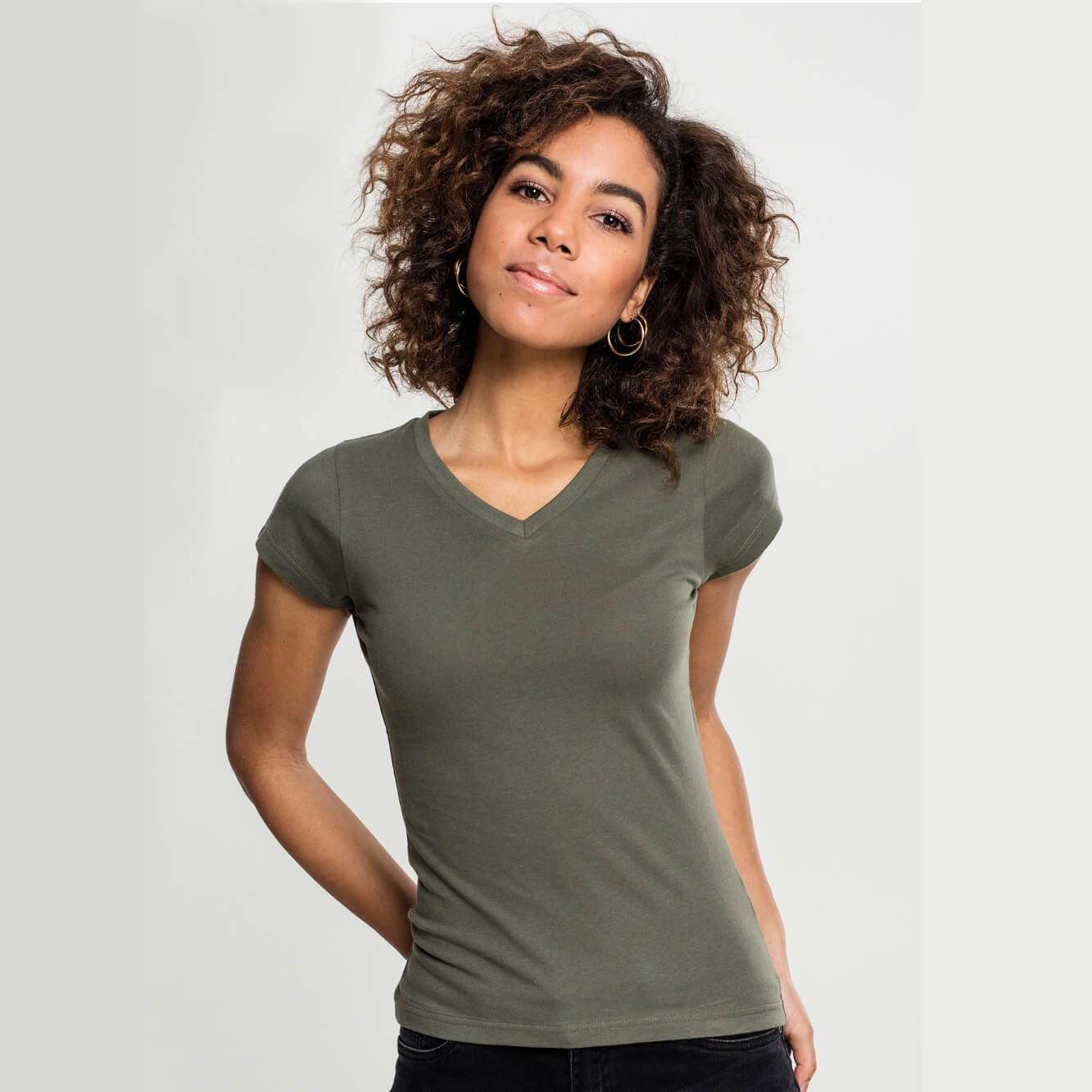 Dames Basic T-Shirt bedrukken